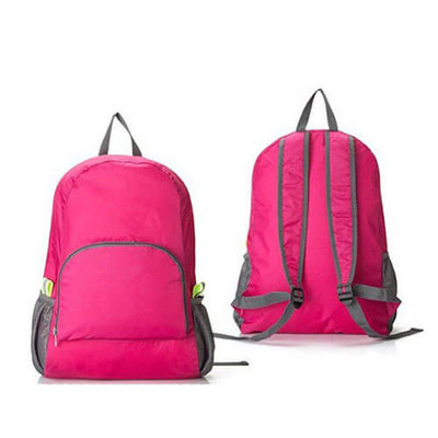 China Softback Zipper Pocket Womens Foldable Rucksack Backpack For School supplier