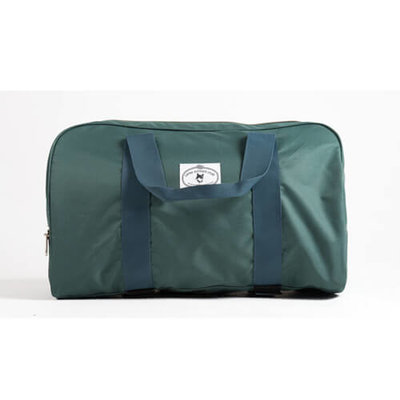 China Green Polyester Travel Duffle Bags , Rectangular Sports Duffle Bags For Women supplier