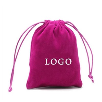 China Drawstring Jewelry Bags Logo Printed Dust Resistant String Locking supplier