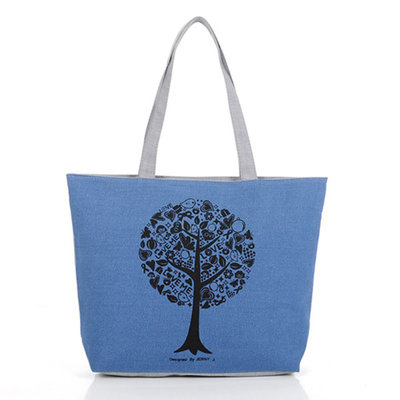 China Large Capacity Custom Canvas Bags / Cotton Canvas Tote Bags supplier