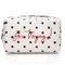 Polyester Cosmetic Storage Bags With White Zipper / Logo Printing 21*10*5cm supplier