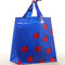 Woven Polypropylene Tote Bags for Supermarket , Blue Custom Printed Totes supplier
