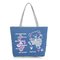 Screen Printed Carrier Bags / Custom Canvas Bags With Two Soulder Straps supplier