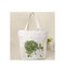 Reusable Durable White Canvas Screen Printed Tote Bags Customized supplier