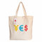 Reusable Durable White Canvas Screen Printed Tote Bags Customized supplier