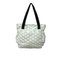 Women Nylon Zippered Shoulder Tote Bags With Leather Handle OEM supplier
