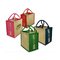 Portable Custom Tote Bags for Bottle Wine , Black Jute Shopping Bags Printed supplier