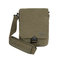 OEM Army Green Canvas One Side Bags With Multi Separate Pocket supplier