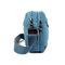 Washable Custom Messenger Bags / Canvas PU Travel Across Shoulder Bag With 2 Side Zipper Pockets supplier