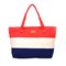 Big Custom Canvas Bags / Ladies Beach Bag With Embossed Logo supplier