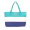Big Custom Canvas Bags / Ladies Beach Bag With Embossed Logo supplier