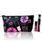 Custom Satin Zipper Makeup Bags ,  Black Cosmetic And Toiletry Bags supplier